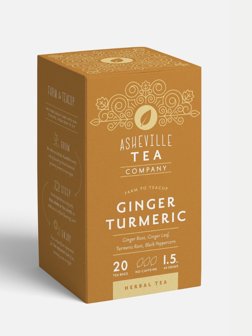 Ginger Turmeric - Tea Box – Asheville Tea Company